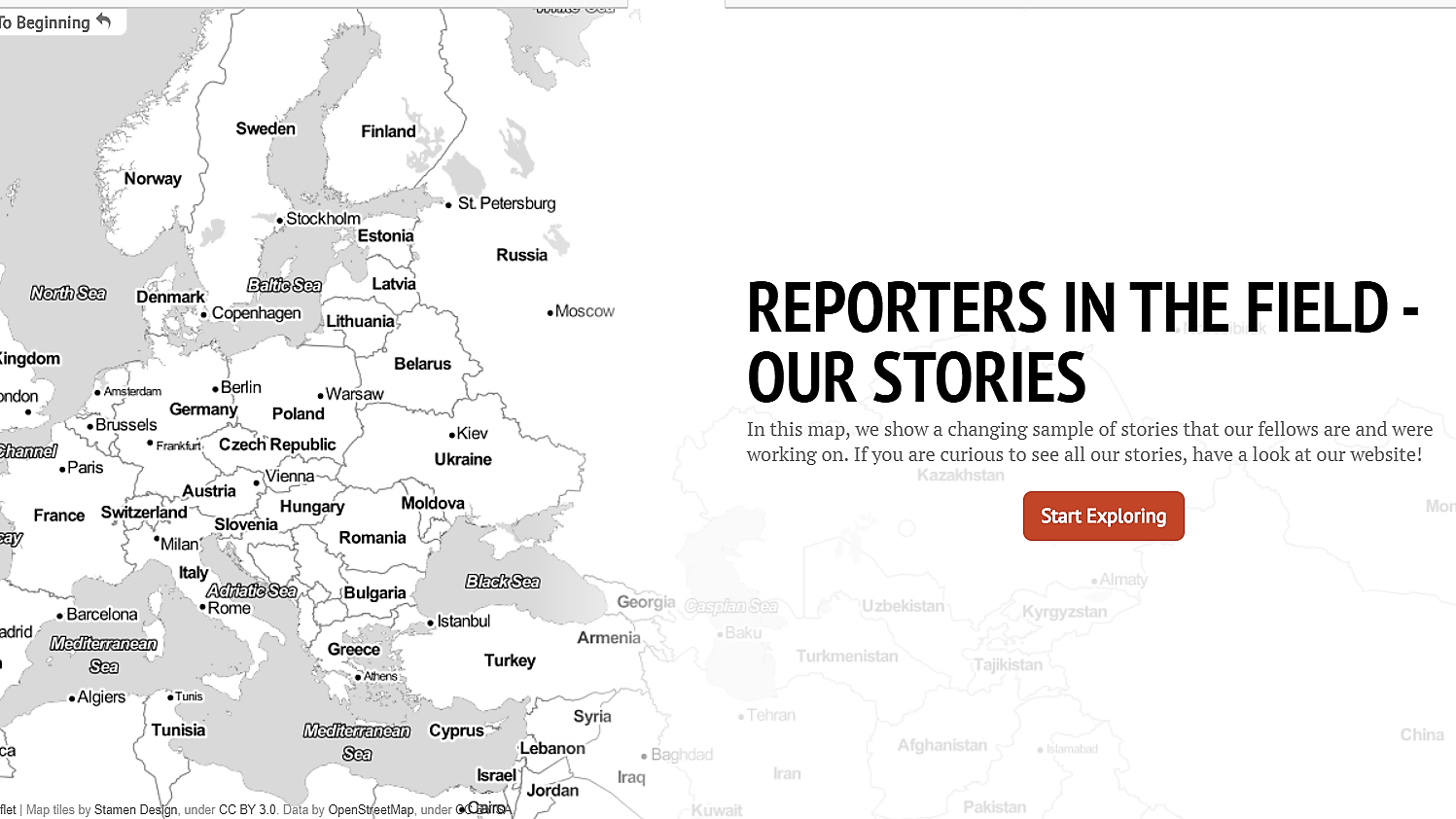 StoryMapJS: Reporters in the Field