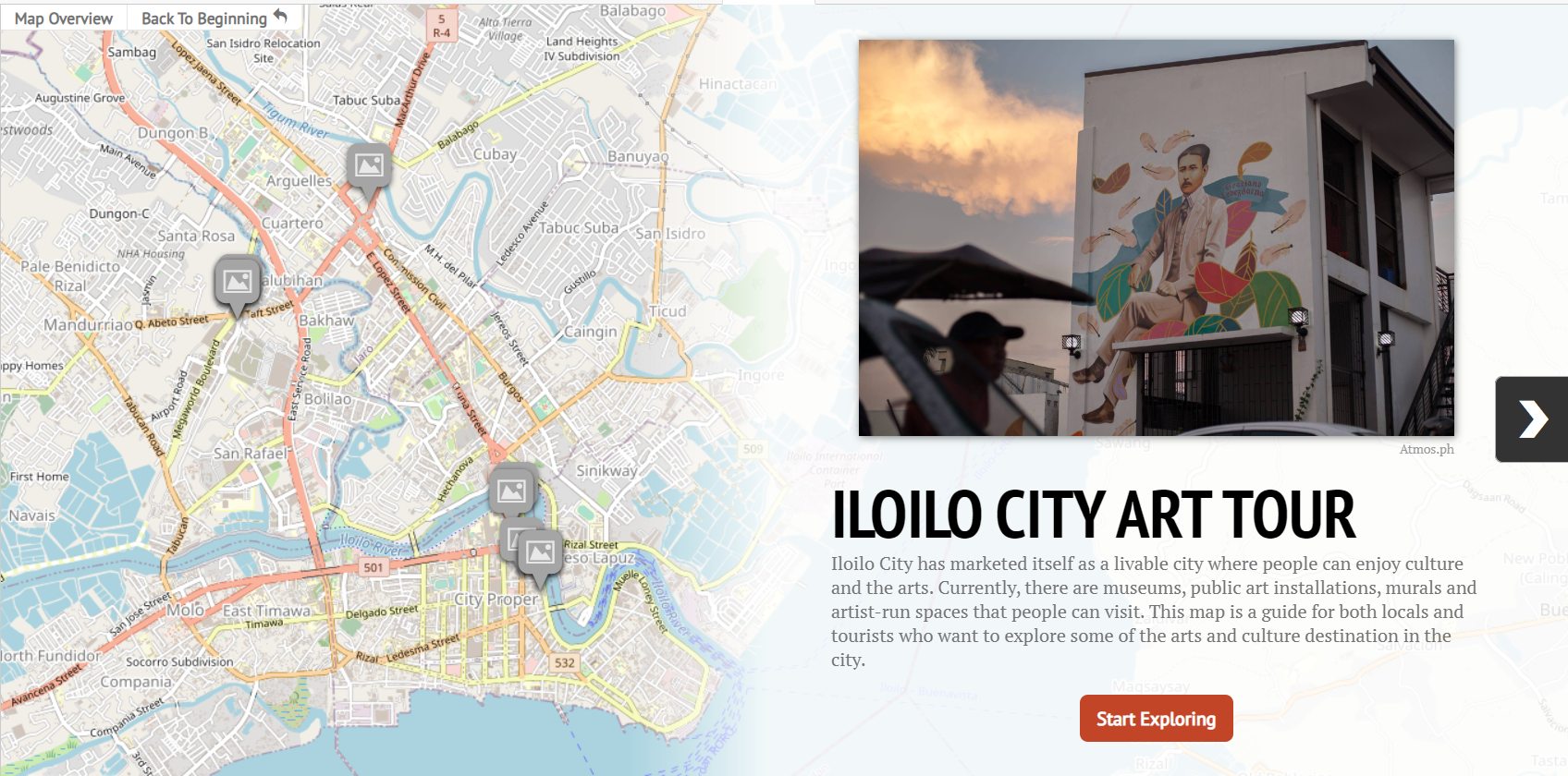 StoryMapJS: Iloilo City Art Tour