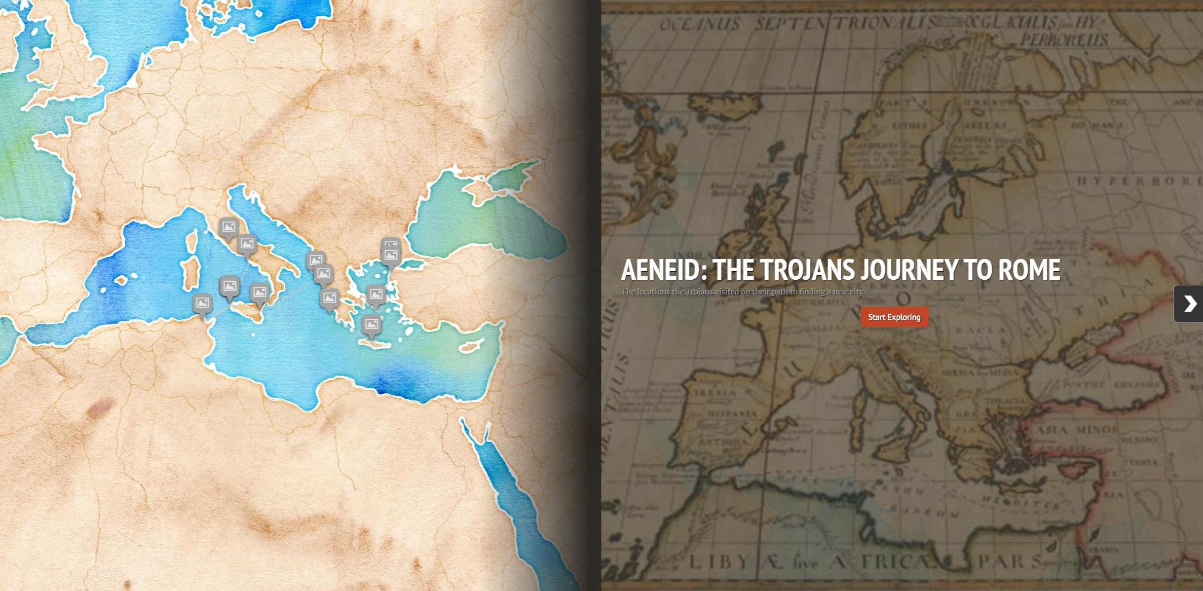 StoryMapJS: The Trojan's Journey